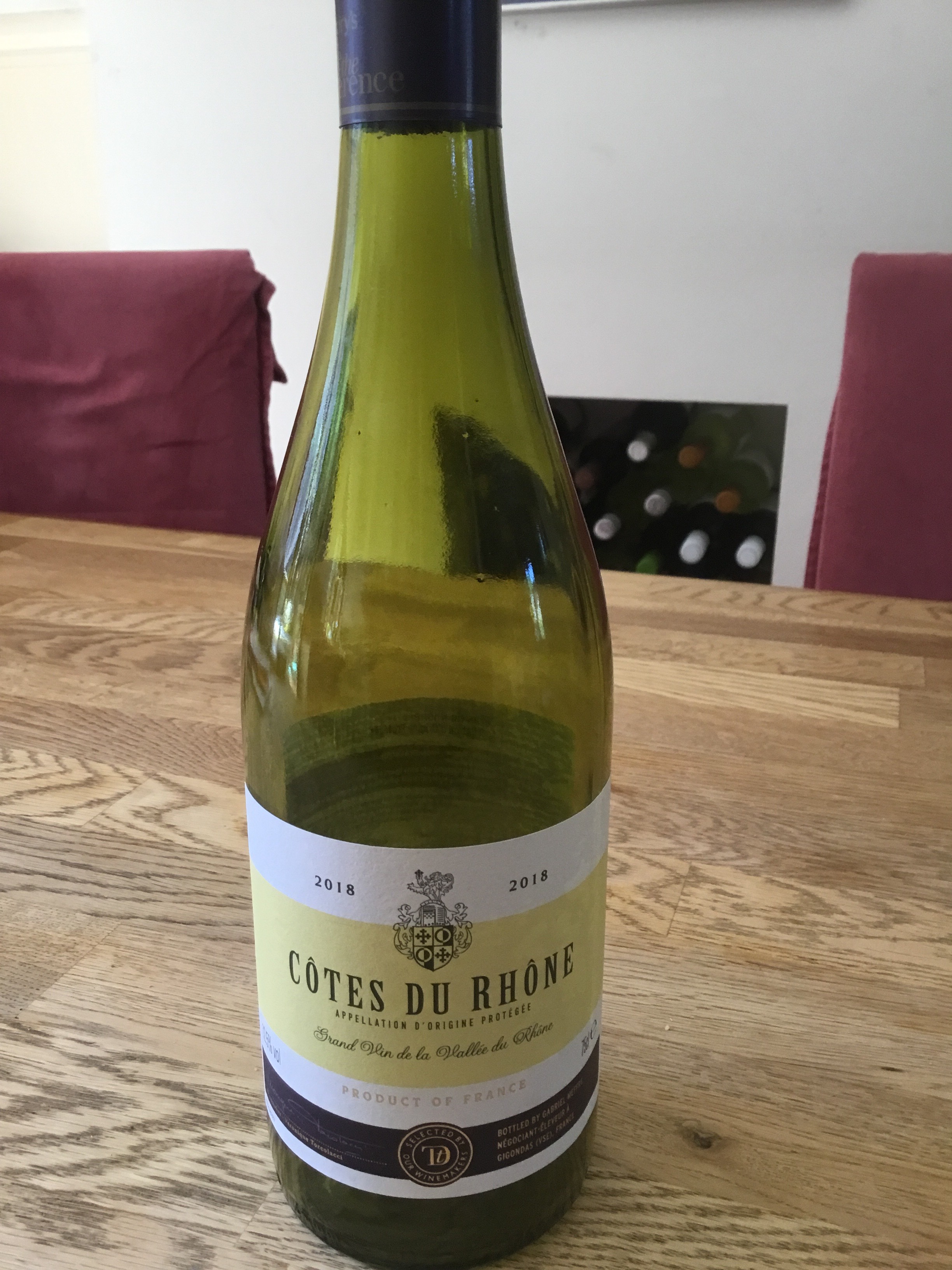 Côtes Du Rhône White, Sainsbury’s Taste the Difference – A Time for Wine